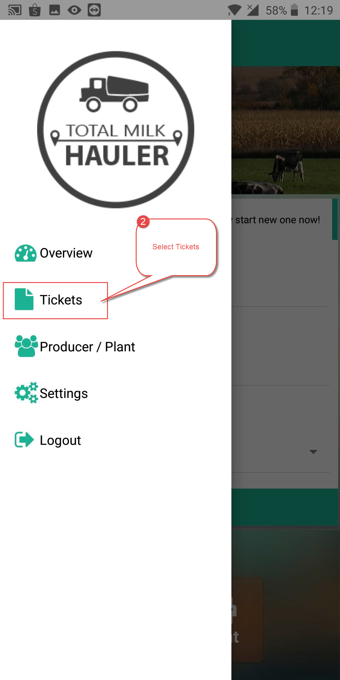 How to create and update ticket (mobile app) – TotalMilk