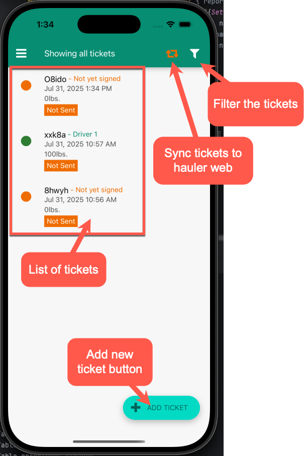 Understanding the Ticket Screen – TotalMilk