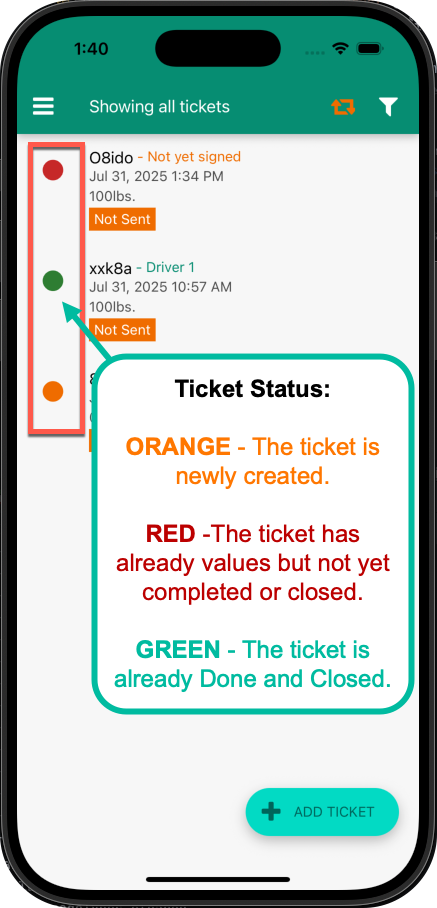 Understanding the Ticket Screen – TotalMilk