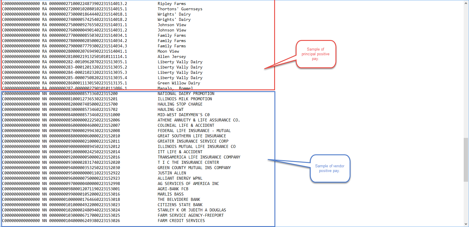 Update on positive pay file download, update on the ticket summary OLAP ...